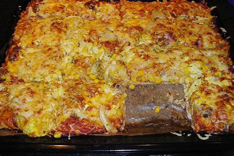 Hackfleisch Pizza Mit Sauce Hollandaise Einfache Rezepte