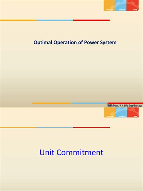 unit commitment pdf pdf dynamic programming mathematical optimization