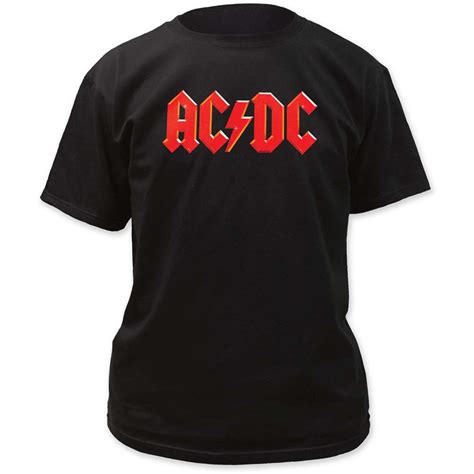 AC DC Ac Dc Band Logo T Shirt Men Loudtrax
