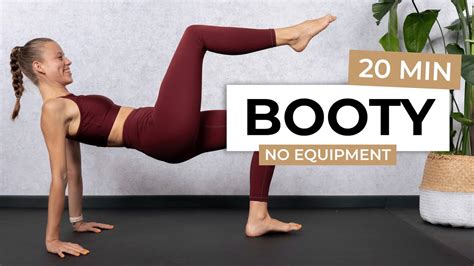 20 MIN BOOTY WORKOUT Low Impact Pilates Workout YouTube