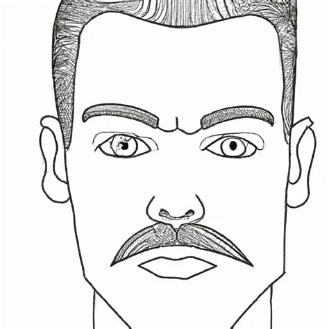 Desvendando O Rosto Masculino Desenhos Para Colorir