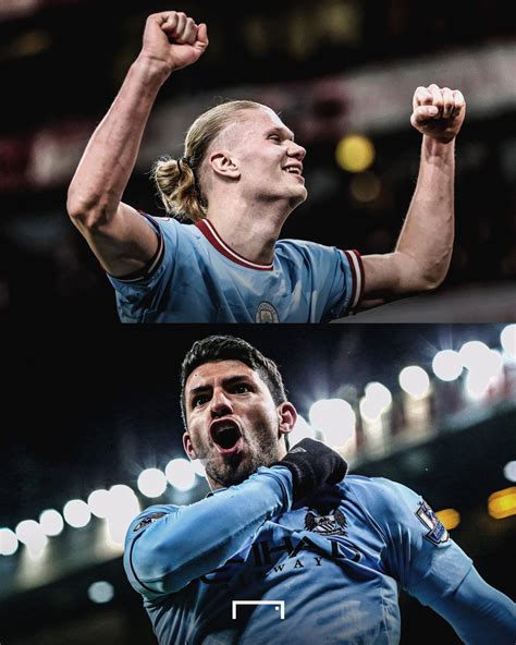 GOAL On Twitter Erling Haaland Has Already Levelled Sergio Aguero S