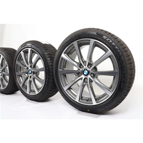 Brock Winterkompletträder für BMW 3er G20 G21 4er G22 G23 18 Zoll
