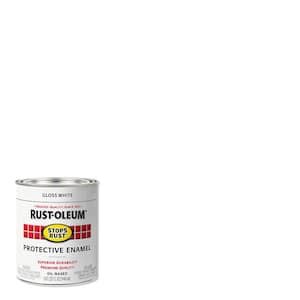 Rust Oleum Stops Rust Qt Low Voc Protective Enamel Satin Black