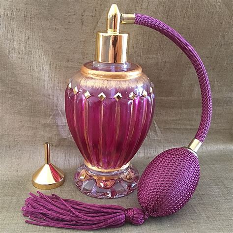 Vaporisateur De Parfum Cristal De Swarovski LILAC SHADOW Artisanal De