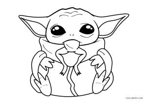 Coloriages Bébé Yoda Coloriages Gratuits à Imprimer