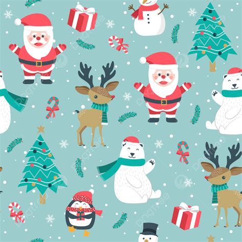 Santa And Reindeer Wallpaper