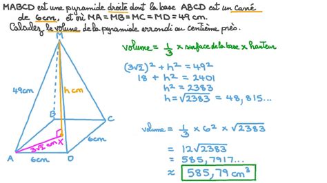 Cuaderno Dispersión de ahora en adelante calculer hauteur pyramide