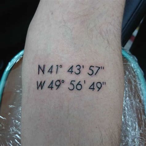 101 Amazing Coordinate Tattoo Designs You Need To See Outsons Men