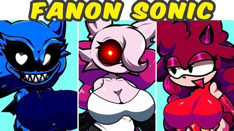 Friday Night Funkin VS Sonic Exe Minus VS Fanon Victims Of Bloodlust
