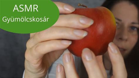 Magyar ASMR BOLDOG ÚJ ÉVET Kívánok neked gyönyörű gyümölcsökkel és
