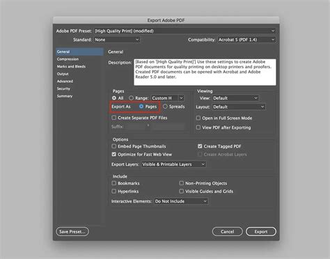 how to export a file in single pages thomas group printing multiple pages to multipage pdf