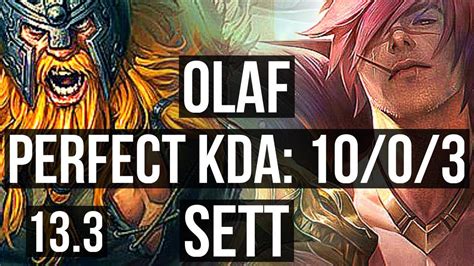 Olaf Vs Sett Top Solo Kills M Mastery Legendary Kr