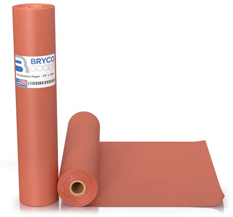 Bryco Goods Pink Butcher Paper Roll Food Grade Peach Wrapping Paper