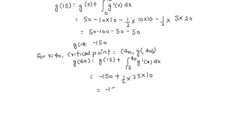 solved using the graph of g shown below and the fact that g 0 50 find the coordit points of g