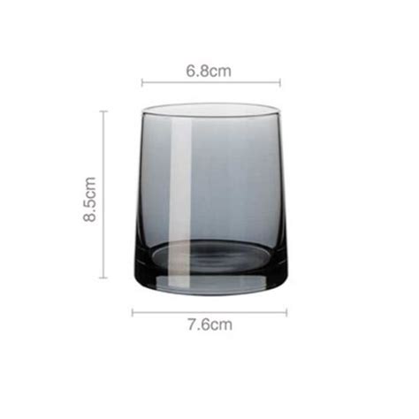 Café Verre à whisky japonais Transparent en cristal 260ml pour Cocktail