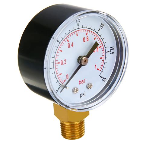 MANOMETRE Manomètre de compresseur air jauge de basse pression 1 4