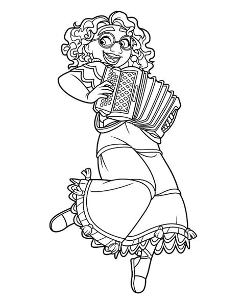 Mirabel Coloring Page Coloring Pages Color Art