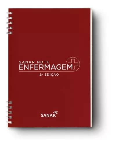 Sanar Note Enfermagem Guia De Bolso Capa Dura MercadoLivre