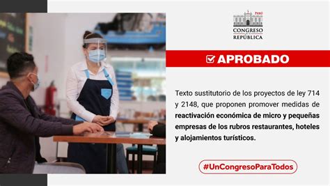Congreso del Perú on Twitter Con 90 votos a favor el