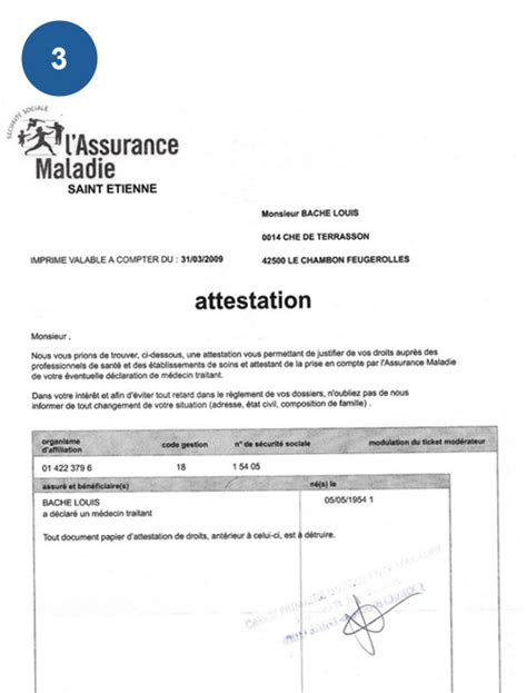 Décrypter 90 imagen attestation de droit carte vitale fr