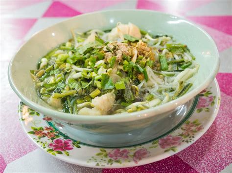 Kuey Teow Soup Vegetarian Noodle Thai Soup Stock Photo Image Of