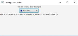 JavaFx ColorPicker Con Ejemplos Barcelona Geeks