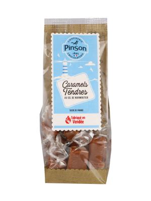 Caramels tendres au beurre salé et au sel de Noirmoutier Confiserie