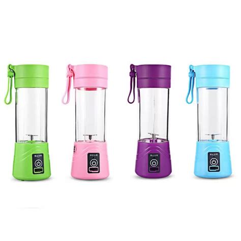Mini Liquidificador E Mixer Recarregavel Portatil Para Sucos E Shakes