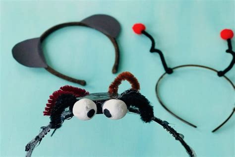 Faschingskostüm Idee Haarreifen für Kinder Faschingskostüm upcyceln