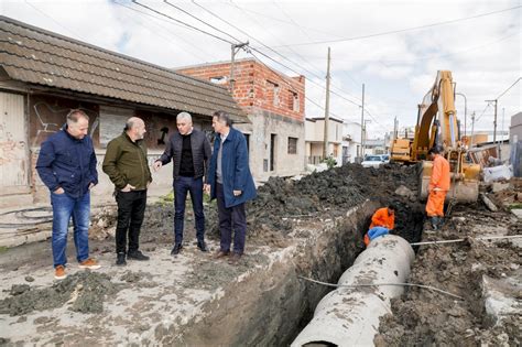 Katopodis Y Cagliardi Recorrieron Obras En Berisso Red Cada D A