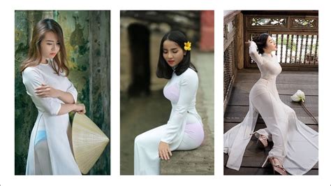 Video 113 Áo Dài Xuyên Thấu Người Mẫu Áo Dài Trắng Lộ Nội Y Quá Khiêu