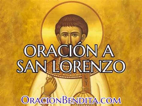 Oraci N A San Lorenzo Para Solicitar Ayuda En Momentos Dif Ciles