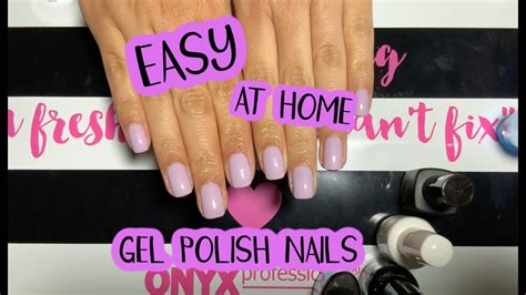 Diy Gel Nails At Home Easy Home Gel Nails Gel Light Nails Diy