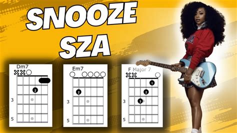 Snooze SZA Justin Bieber Acoustic Guitar Tutorial YouTube