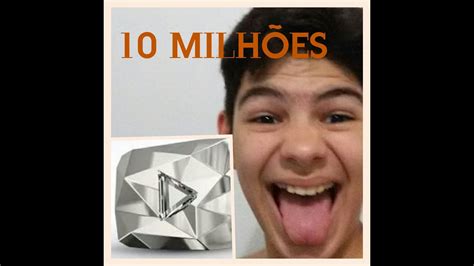 Placa de 10 milhões de inscritos youtube YouTube