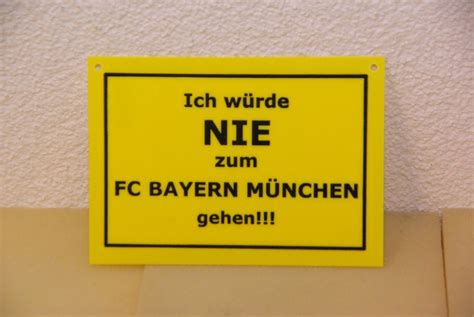 Ich würde NIE zum FC Bayern München gehen Kaufen auf Ricardo