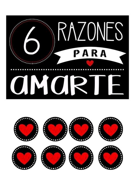 6 razones para amarte Regalos de san valentín para hombres Cupones