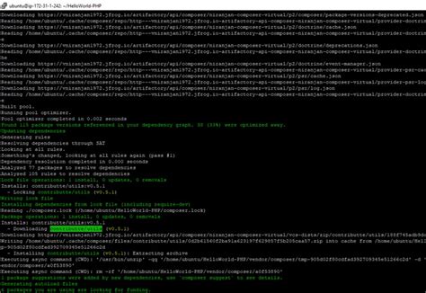 Php Composer Nuget And Gems Package Type In Jfrog Artifactory