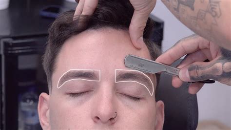 COMO FAZER SOBRANCELHA MASCULINA NAVALHA YouTube
