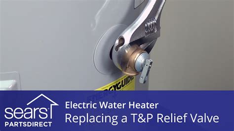 How To Replace An Electric Water Heater T P Relief Valve YouTube