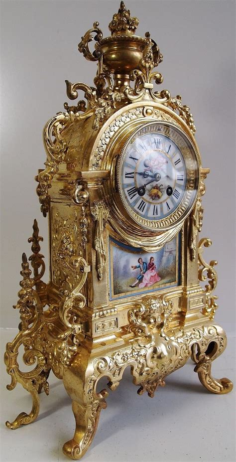Antique Clocks Antique Clocks 19th C French A D Mougin Bronze
