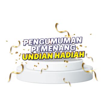 Pengumuman Pemenang Hadiah PNG Vectores PSD E Clipart Para Descarga