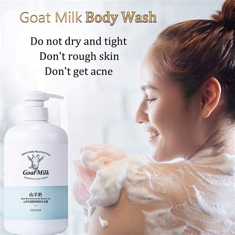 Goat Milk Body Wash Niacinamide Mousse Whitening Shower Gel Improve