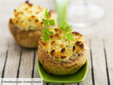 Recette Champignons farcis au boursin Ingrédients 4 personnes 8