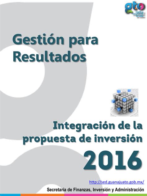 Diapositiva 1 Gestión por Resultados