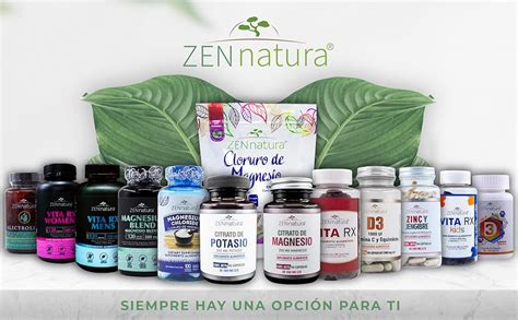 ZEN NATURA Citrato de magnesio Suplemento alimenticio Producción de