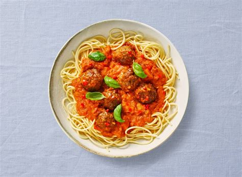 AH Verspakket Italiaanse Spaghetti Met Gehaktballetjes Recept