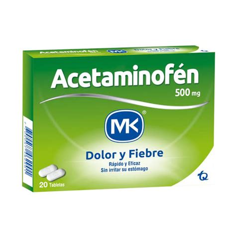 Acetaminof N Adultos Mk Mg Caja X Tabletas