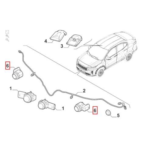 Sensor Estacionamento Renegade Commander Compass Pulse Mopar Autorizada